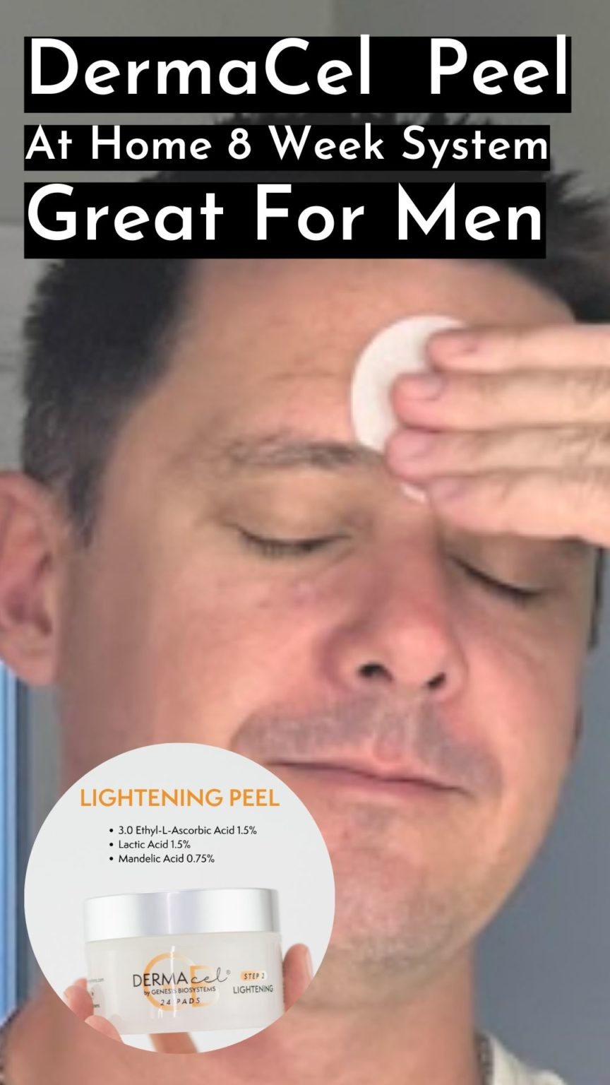 2 Options of Dermacel Peel Comes With Built In Home Care